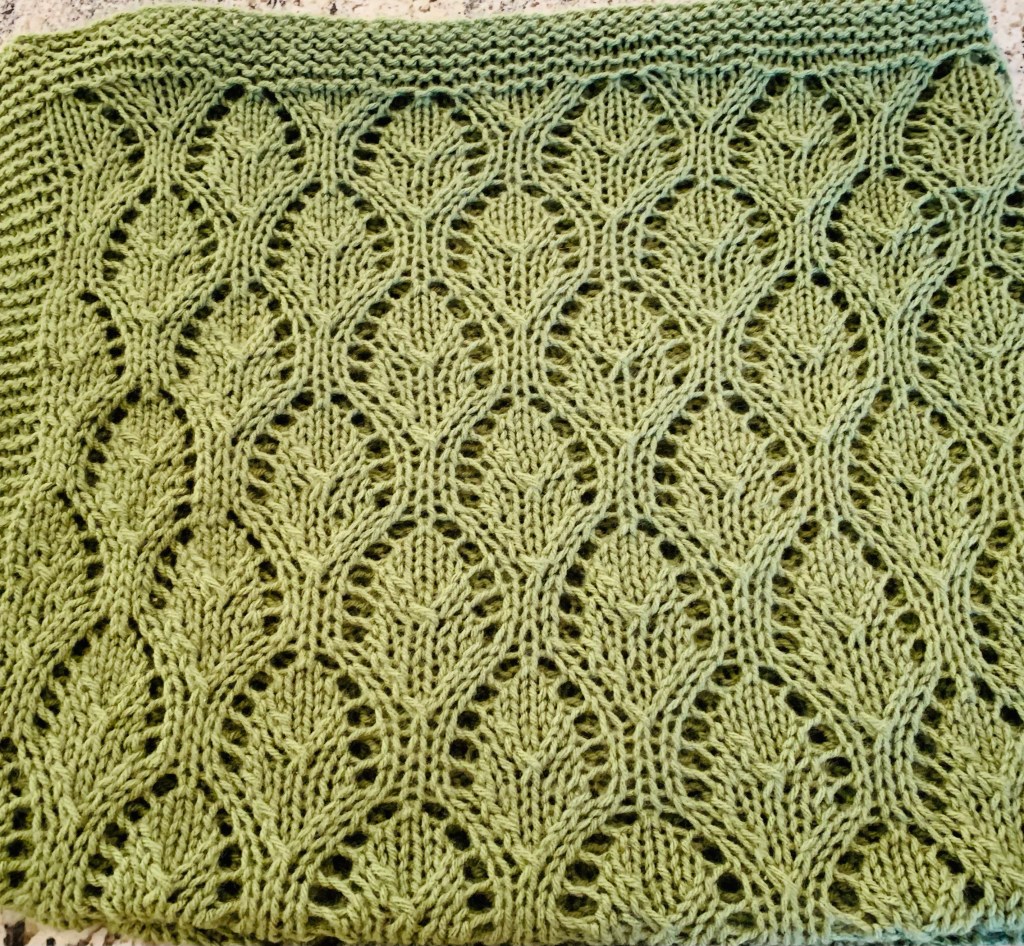 Finished Knit–Baby Chalice Blanket | Bayou-Mama